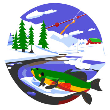Ice Fishing Vector Images – Browse 19,574 Stock Photos, Vectors, and ...
