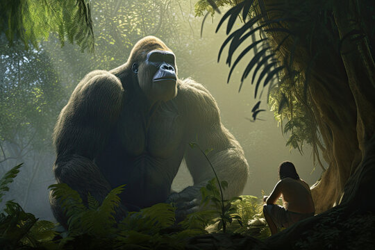 「Gigantopithecus」の写真素材 | 142件の無料イラスト画像 | Adobe Stock