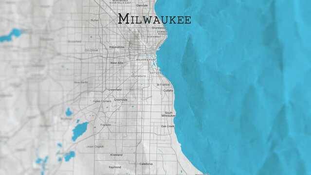Milwaukee Map Images – Browse 704 Stock Photos, Vectors, and Video ...