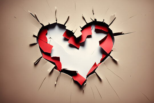 "Torn Heart" Images – Browse 115 Stock Photos, Vectors, and Video ...