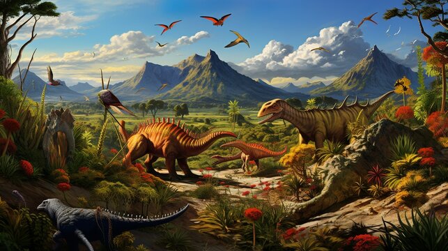 Prehistoric Landscape Background