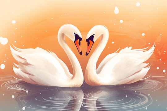 Swans Cartoon Images – Browse 23,922 Stock Photos, Vectors, and Video ...