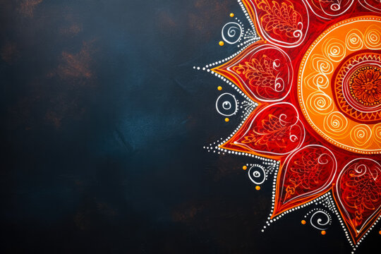 simple background rangoli designs