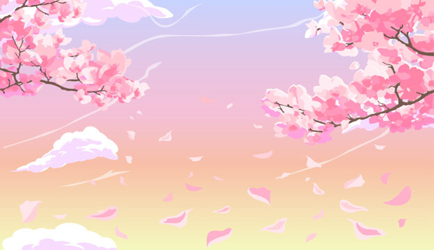 Falling Sakura Wallpaper Images – Browse 13,666 Stock Photos, Vectors ...