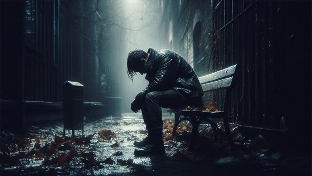 Obrazy ("Depressed Person) — zdjęcia, wektory i wideo bez tantiem ...