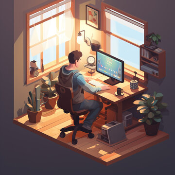 Home Office Isometric Images – Browse 37,337 Stock Photos, Vectors, and ...