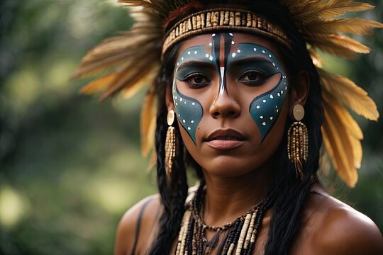 Taino Face Paint