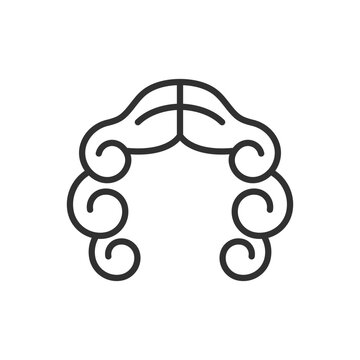 Powdered Wig Clip Art