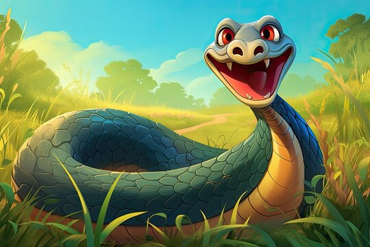 "Cartoon Snake" Images – Browse 340 Stock Photos, Vectors, and Video ...