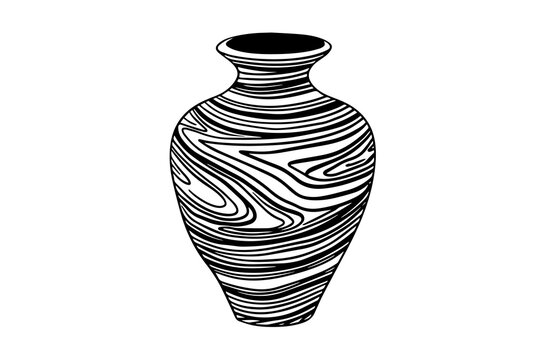 Vase Drawing Designs
