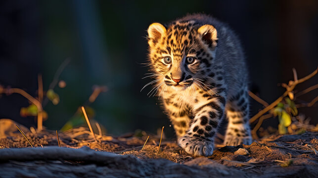 Leopard Cubs Wallpaper