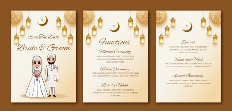 Arabic Wedding Invitation Images – Browse 122,314 Stock Photos, Vectors ...