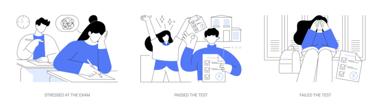 Stressed Student Cartoon Images – Browse 5,927 Stock Photos, Vectors ...