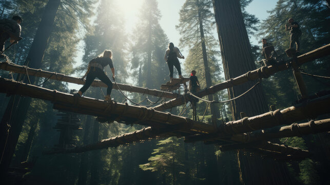 "Ropes Course" Images – Browse 3,659 Stock Photos, Vectors, and Video ...