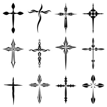 Basic Cross Tattoo Drawings