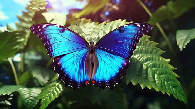 "Blue Morpho Butterfly" Images – Browse 414 Stock Photos, Vectors, and ...