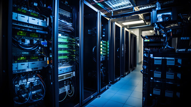 Datacentre Server Quality Images – Browse 733 Stock Photos, Vectors ...