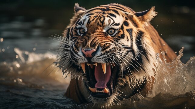 Tiger Growling Hd