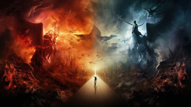 Good Vs Evil Background