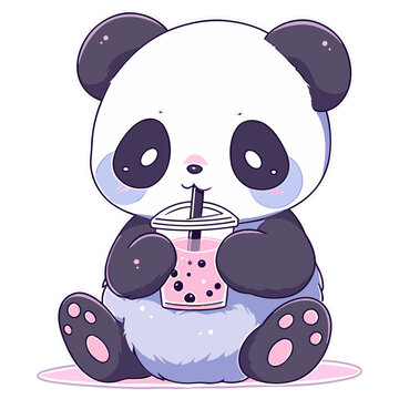 Cute Chibi Panda Bear