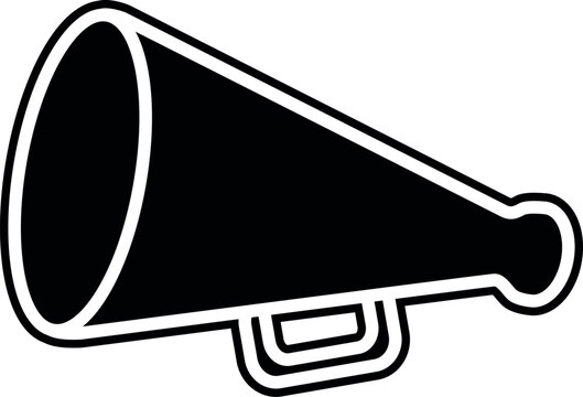 Cheerleading Megaphone Vector
