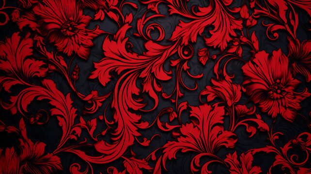 Red Damask Pattern Images – Browse 34,804 Stock Photos, Vectors, and ...