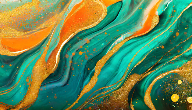 Green And Gold Water Color Images – Browse 76,384 Stock Photos, Vectors ...