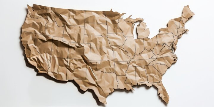 Paper Map Of United States Images – Browse 18,341 Stock Photos, Vectors ...