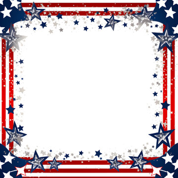 Happy 4th Of July Border