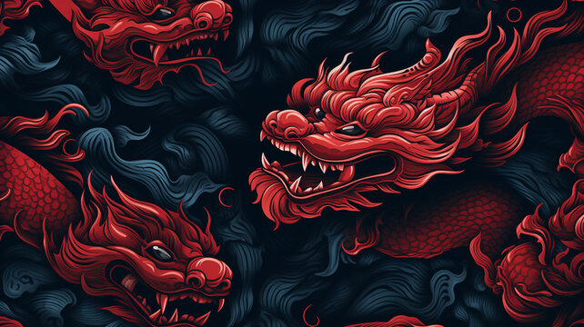 Japanese Red Dragon Wallpaper Red Dragon Wallpaper [1920X1080]