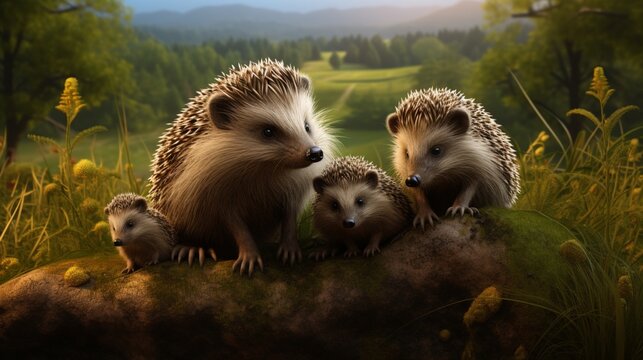 Hedgehog Family Bilder – Durchsuchen 4,410 Archivfotos, Vektorgrafiken ...