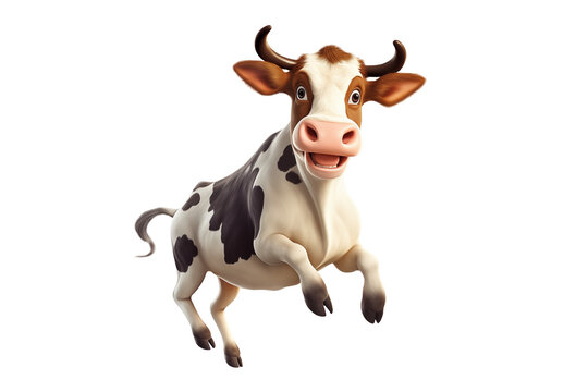 Cow Jumping Cartoon Images – Browse 3,449 Stock Photos, Vectors, and ...