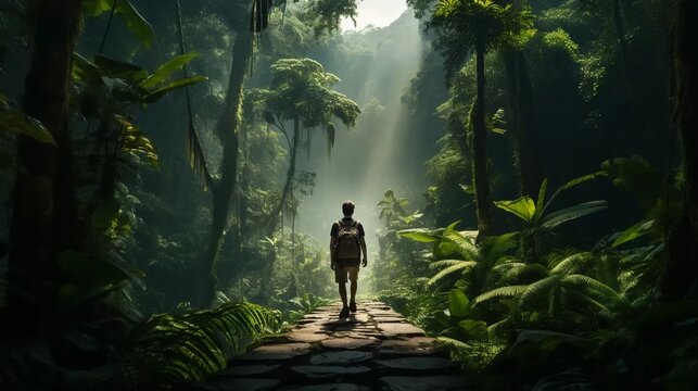 Adventurer Exploring Jungle Images – Browse 926 Stock Photos, Vectors ...