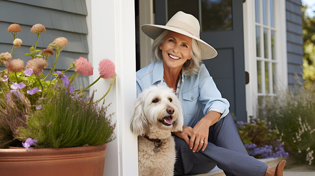 Lady With Dog Images – Browse 53,468 Stock Photos, Vectors, and Video ...