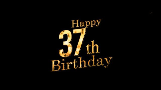 Happy 37Th Birthday Images – Browse 1,577 Stock Photos, Vectors, and ...