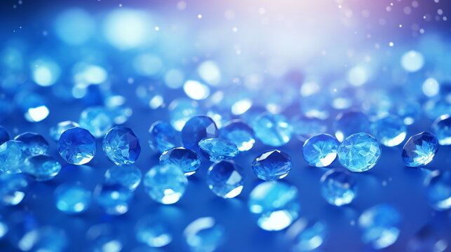 Blue Background With Diamonds