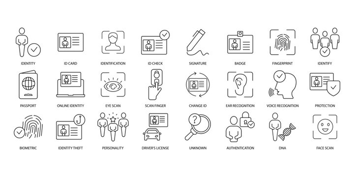 Identification Icons Bilder – Durchsuchen 170,650 Archivfotos ...