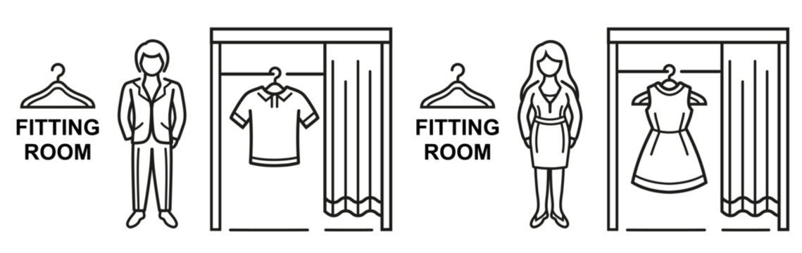 Fitting Room Sign Images – Browse 5,549 Stock Photos, Vectors, and ...