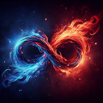 Cute Infinity Symbol Galaxy