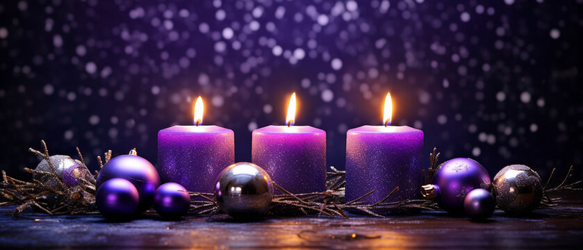 Purple Advent Candle Images – Browse 3,431 Stock Photos, Vectors, and ...
