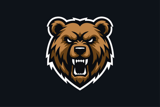 how to draw bears logo