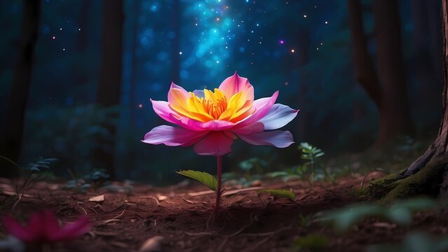 Magical Flowers Wallpaper