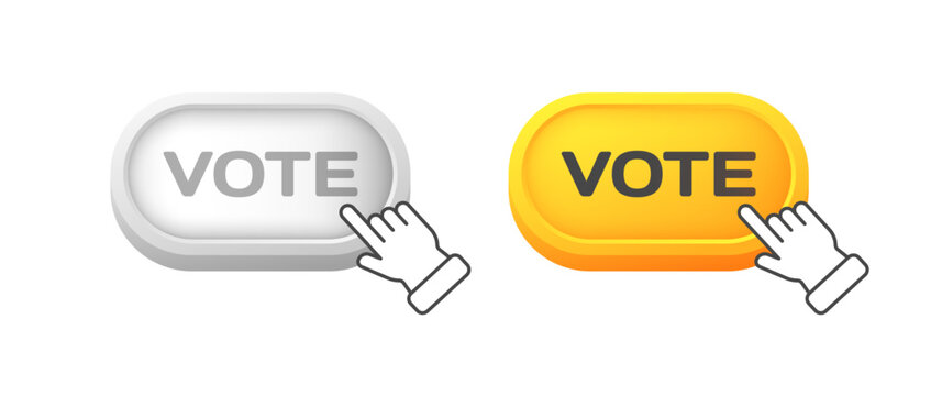 Vote Button Vector