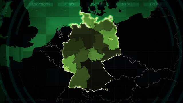 Afbeeldingen over "Germany Map" – Blader in stockfoto's, vectoren en ...