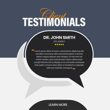 "Client Testimonials" Images – Browse 307 Stock Photos, Vectors, and ...