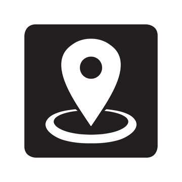Location Icon White