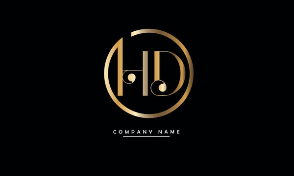 Hd Letters Logo Font Images – Browse 8,402 Stock Photos, Vectors, and ...