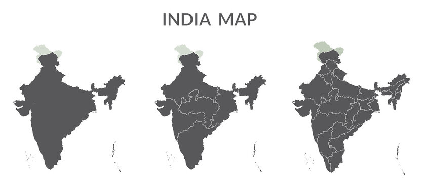 India map outline