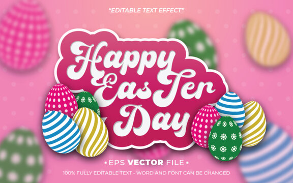 Happy Easter Editable Images – Browse 4,959 Stock Photos, Vectors, and ...