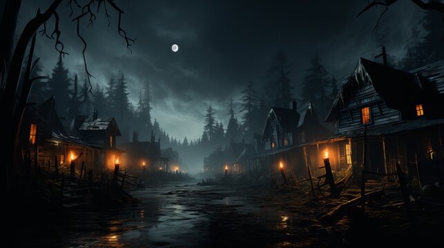 Village Night Scenes Images – Browse 67,304 Stock Photos, Vectors, and ...